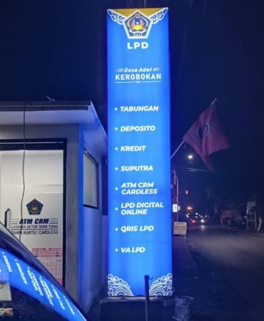 Totem Sign - Nirvana Bali | Jasa Percetakan